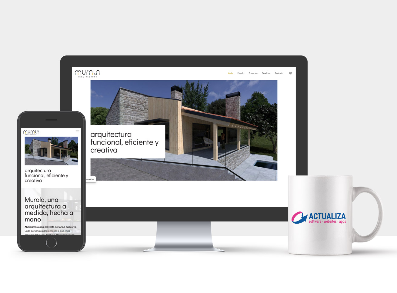 Págian Web Corporativa para Murala. Actualiza, Vitoria